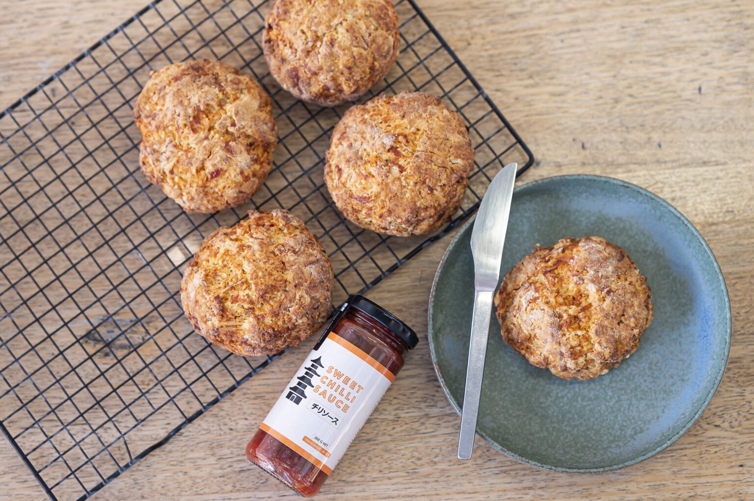 Sweet Chilli + Cheese Scones » The Food Show