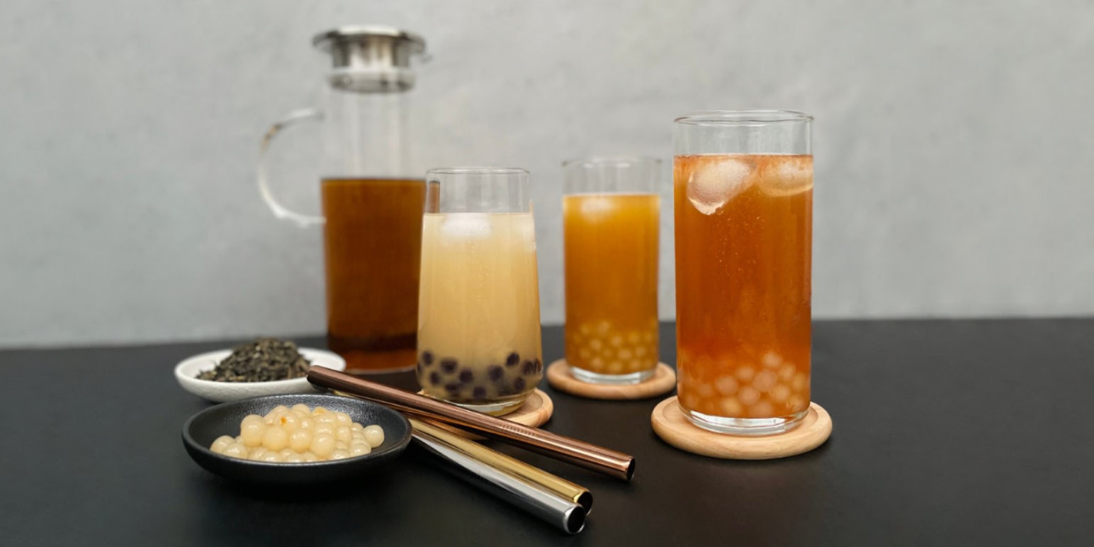 Fruit Bubble Tea with Chewy Fruit Pearls » The Food Show